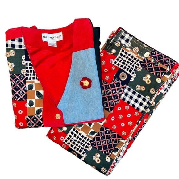 the eagle’s eye sport | Skirts | The Eagles Eye Patchwork Vest And Wrap ...
